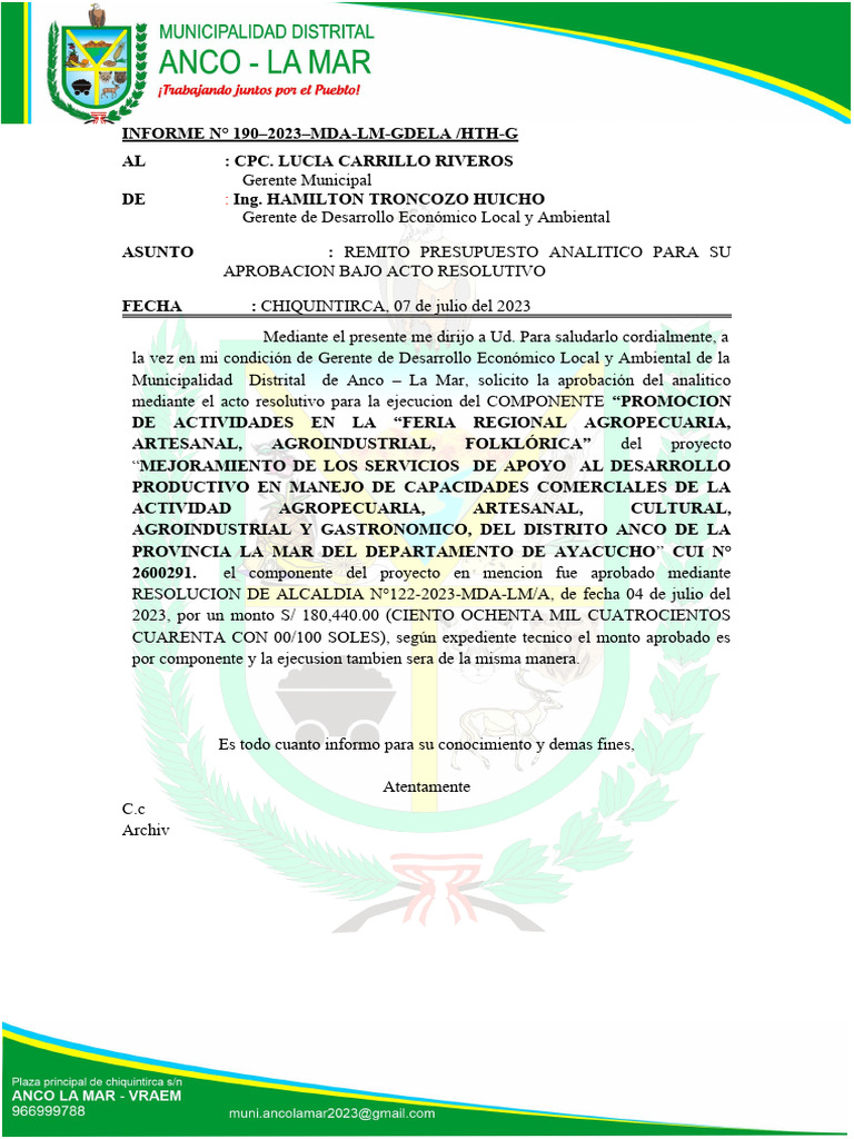 Aprobacion de Analitico Bajo Acto Resolutivo | PDF