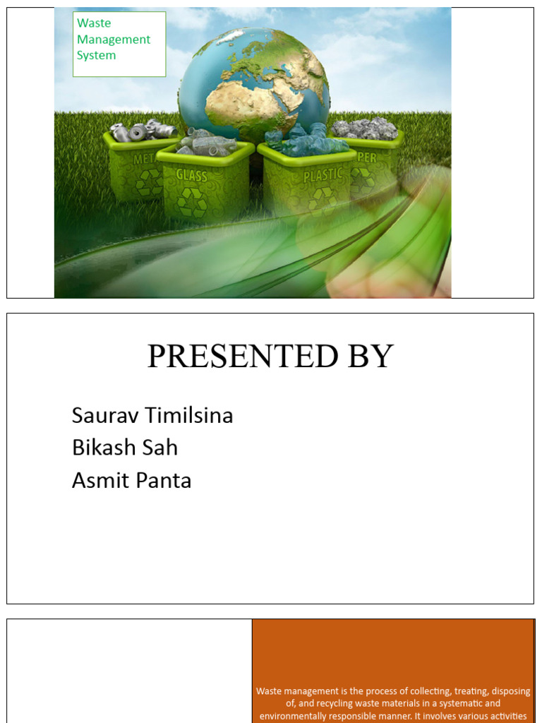 Waste Management System | PDF | Waste Management | Waste