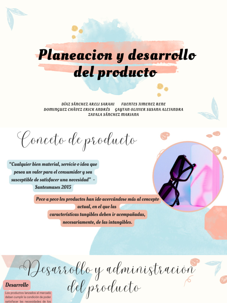 Planeación y Desarrollo Del Producto | PDF | Marketing | Producto (Negocio)