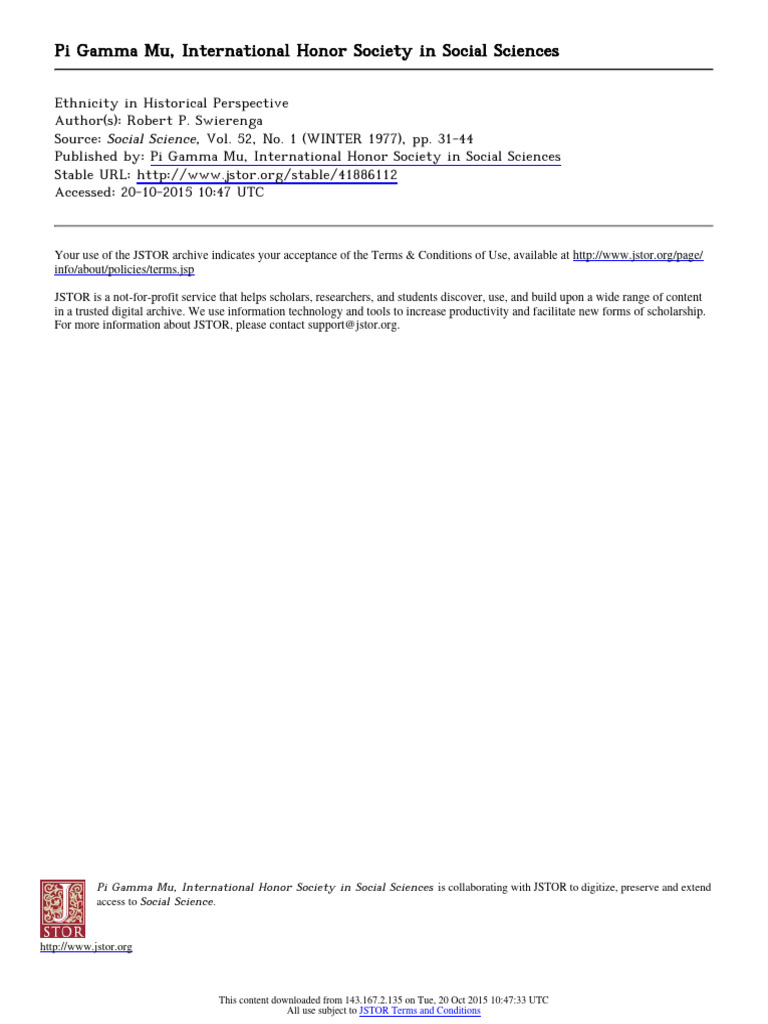 Pi Gamma Mu, International Honor Society in Social Sciences | PDF | History