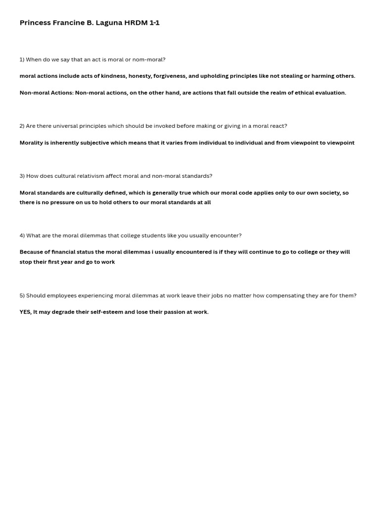 Princess Francine B. Laguna HRDM 1-1 - 20230929 - 122857 - 0000 | PDF