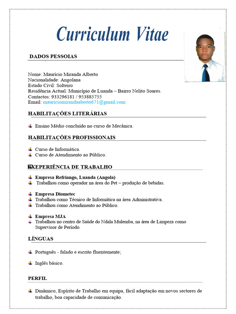 Mauricio Alberto (CV) | PDF