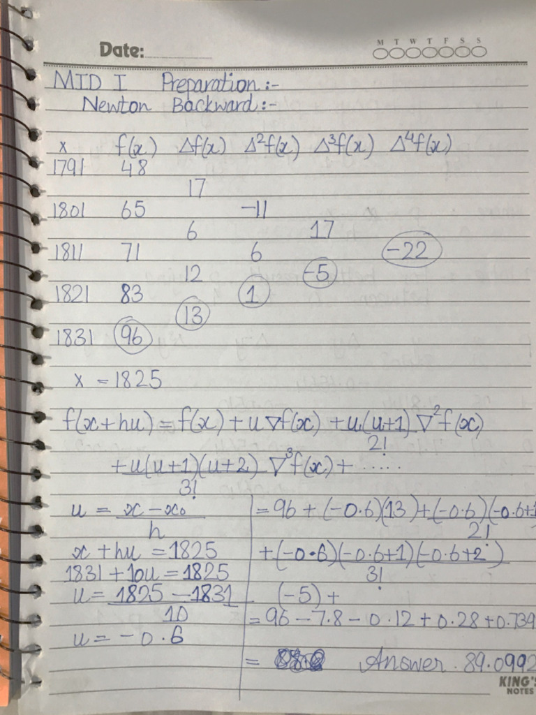 Interpolation Notes | PDF Interpolation Notes | PDF
