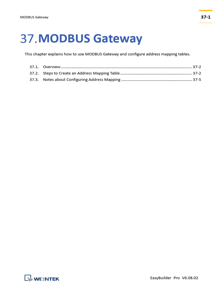 MODBUS Gateway Setup Guide | PDF