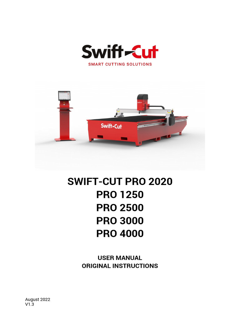 Swift-Cut Pro User Manual V1.3 | PDF | Computers