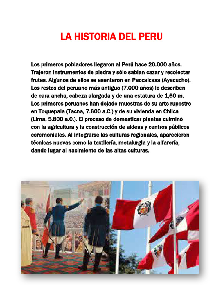 La Historia Del Peru | PDF