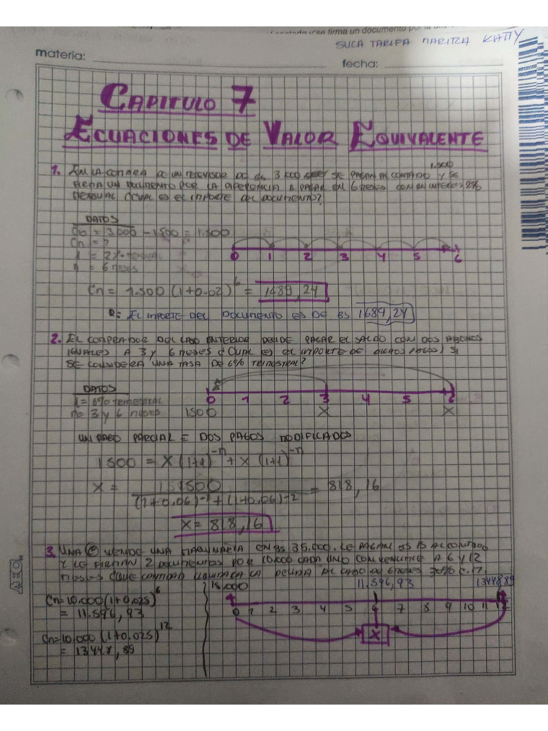 Ejercicios Cap7 SUCA MARITZA | PDF