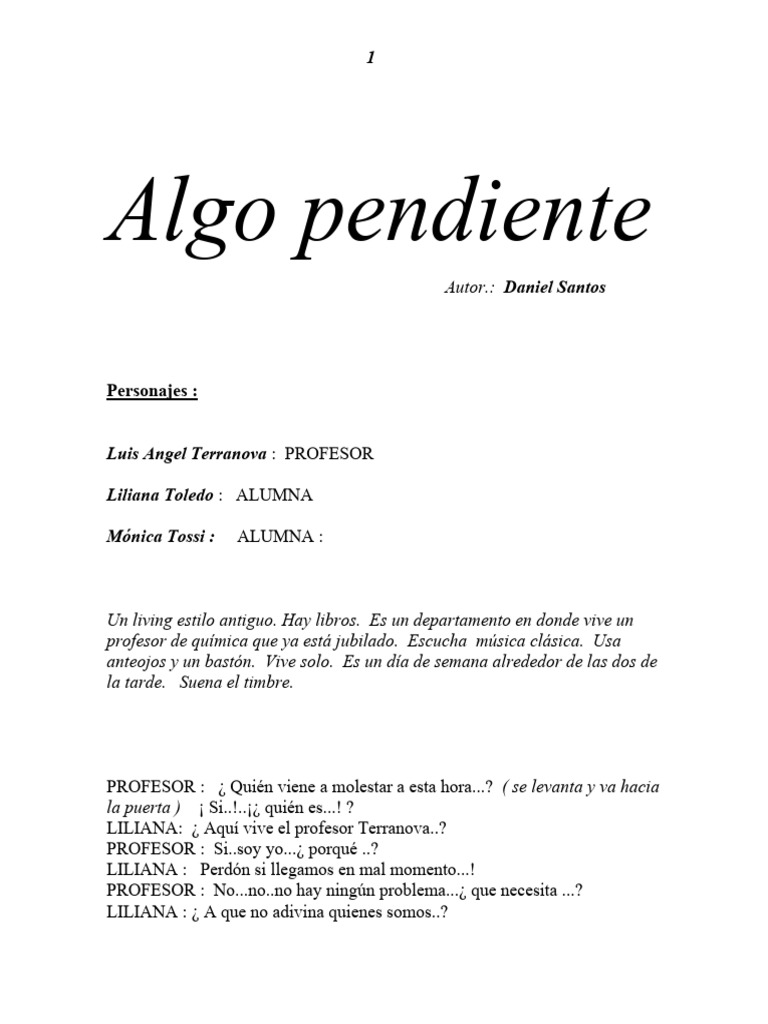 Algo Pendiente | PDF