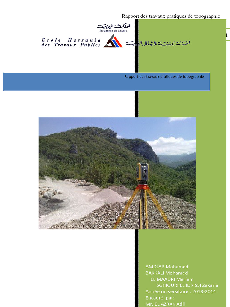 TP1 Topo | PDF | Géophysique | Longueur