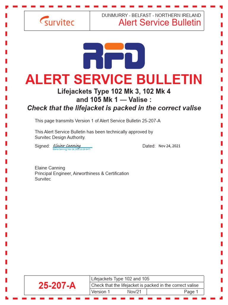 Alert Service Bulletin | PDF | Aviation | Transport