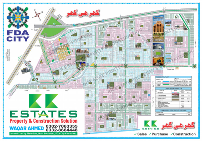 Map FDA City KK Estates 28x40 New Map | PDF
