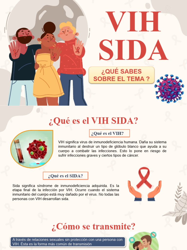 Información esencial sobre VIH y SIDA | PDF | Salud y bienestar