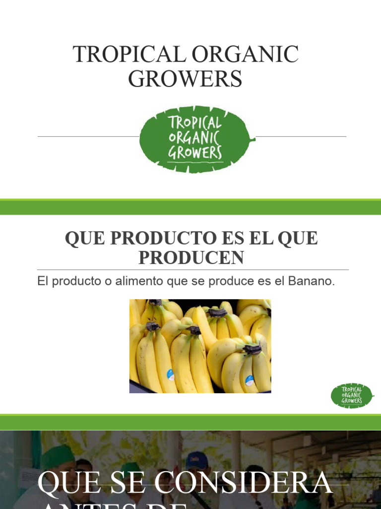 Tropical Organic Growers | PDF