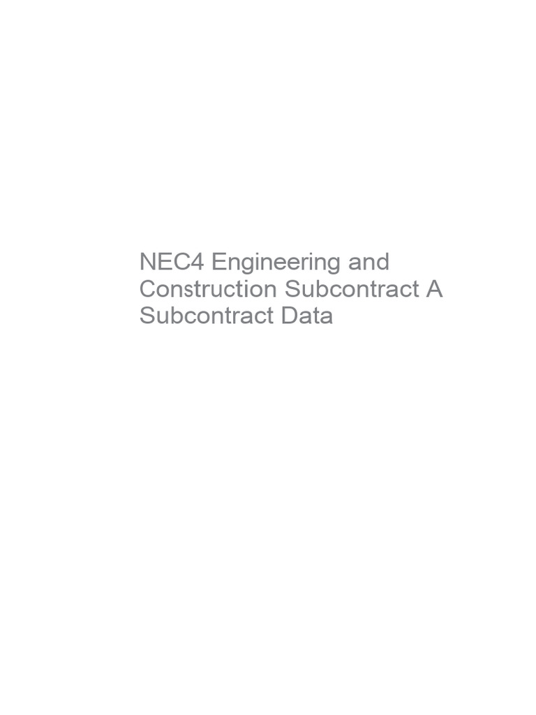 ECS Subcontract Data Editable | PDF | Deductible | Subcontractor