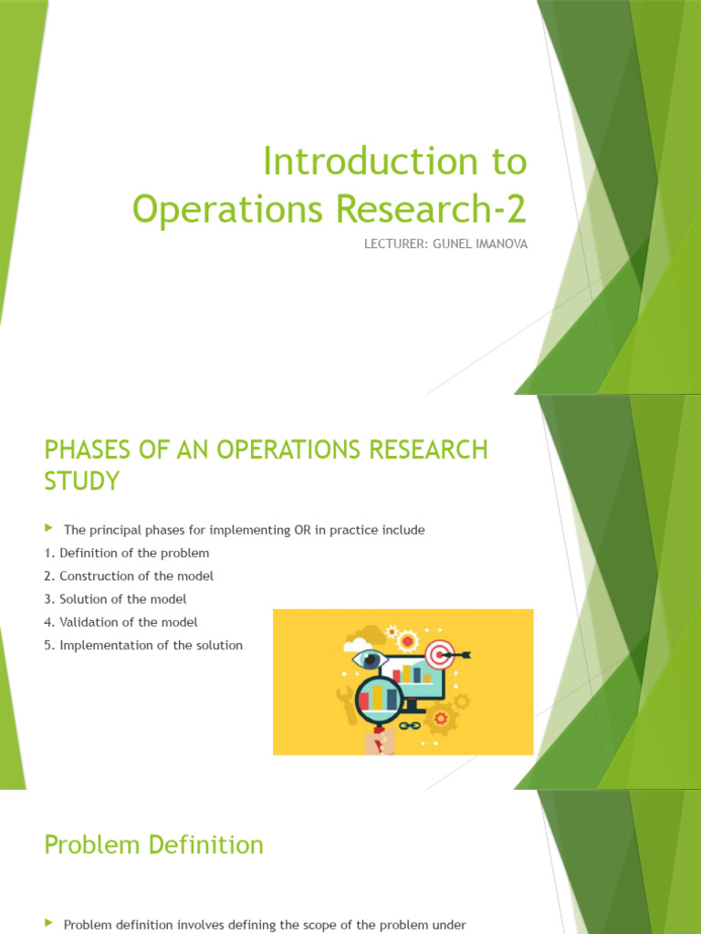 Operations Research Lecture Notes 2-Introduction To Operations Research ...
