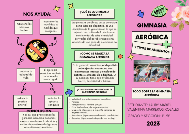 Beneficios y Modalidades de la Gimnasia Aeróbica | PDF