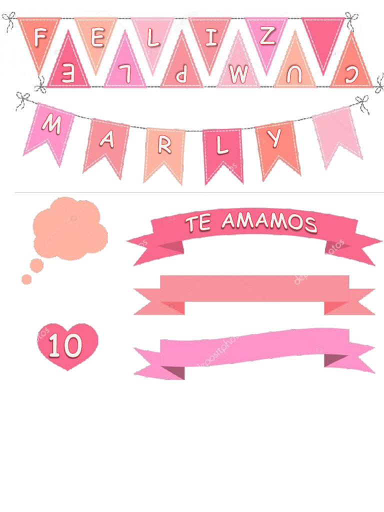 Banderines MARLY Color Pastel | PDF