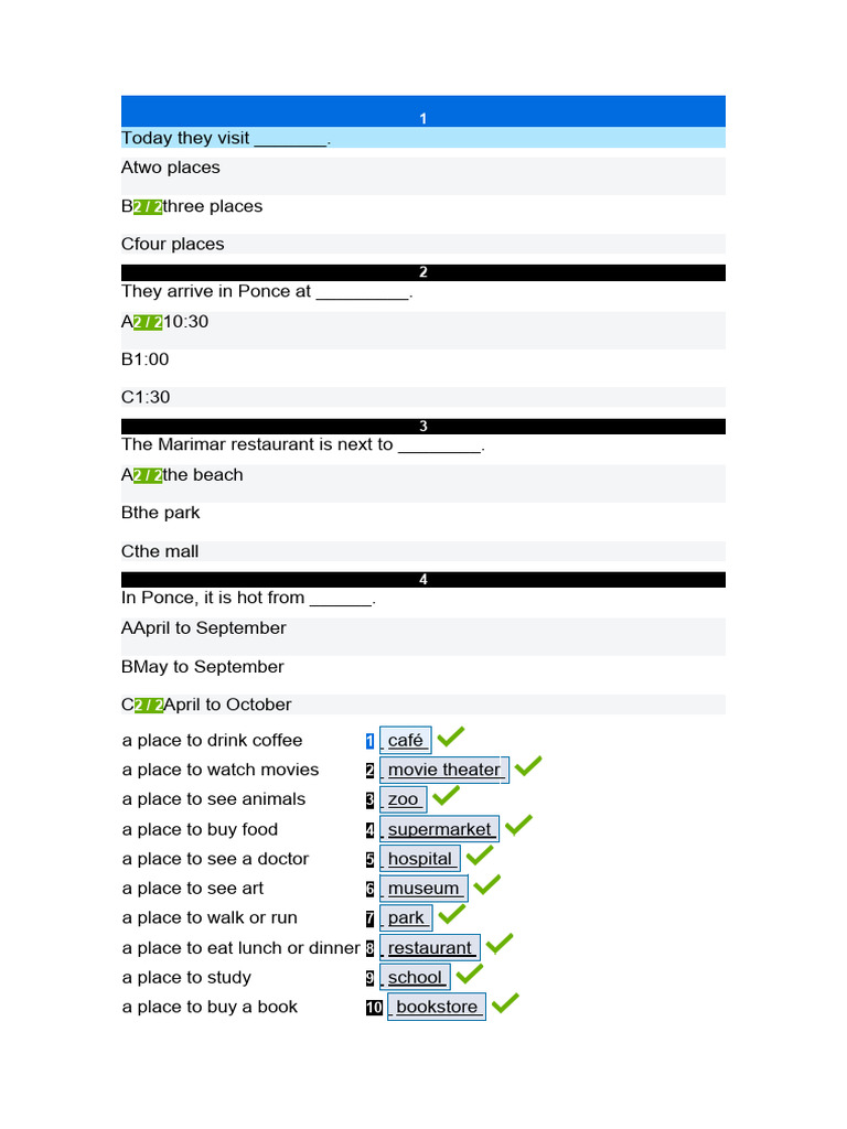 test 2 ingles-ciclo 03 | PDF