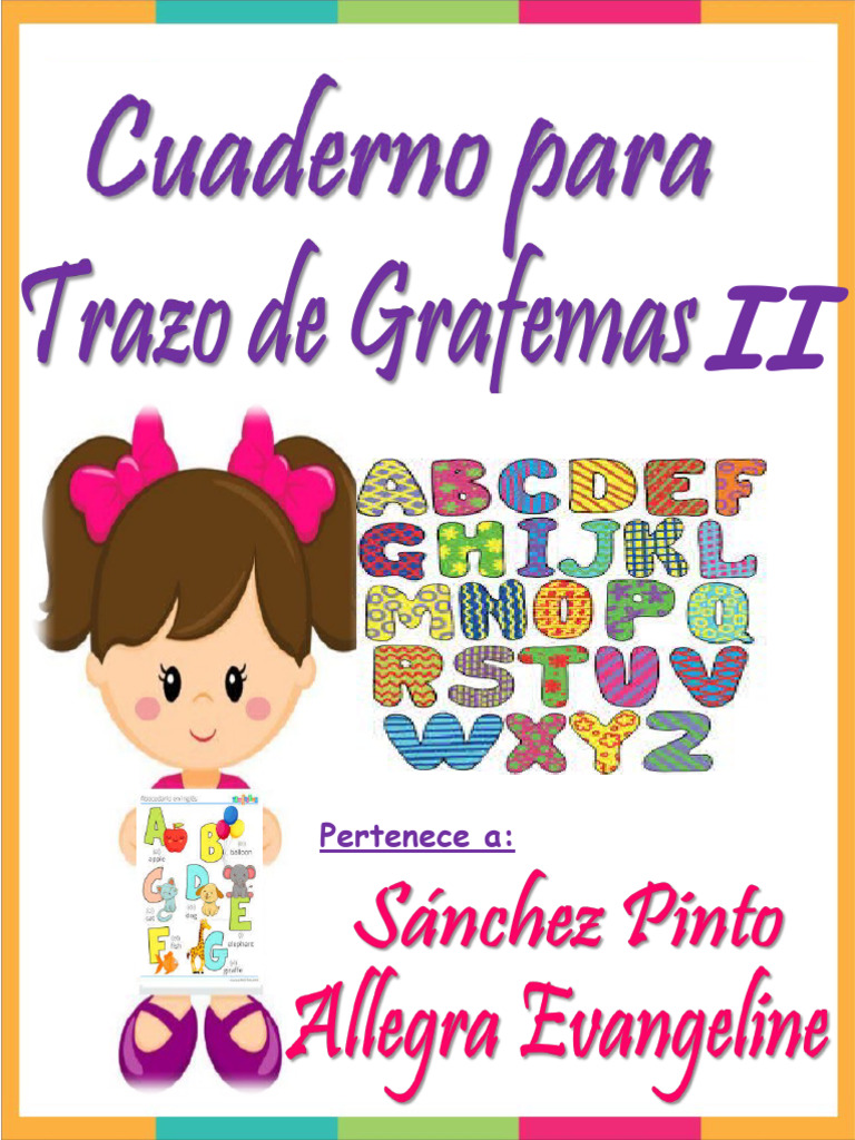Cuaderno Nro. 2 para Trazo de Grafemas Mayuscula y Minuscula | PDF ...