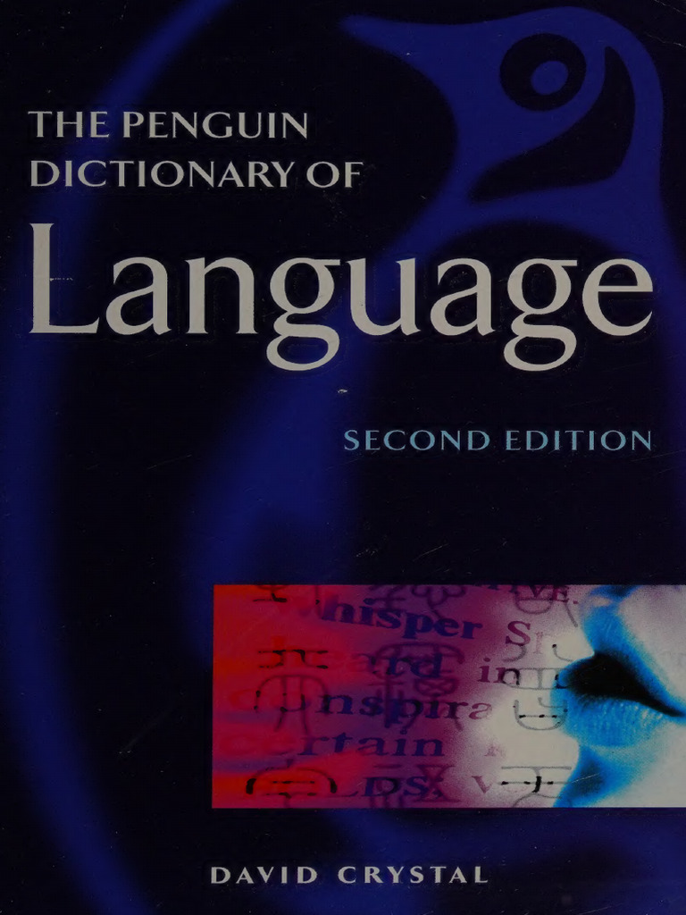 Crystal David The Penguin Dictionary of Language | PDF
