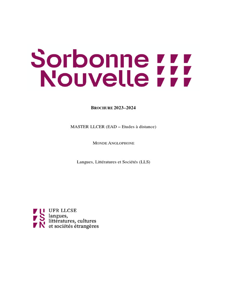 Brochure Lls Ead 2023 24 | PDF