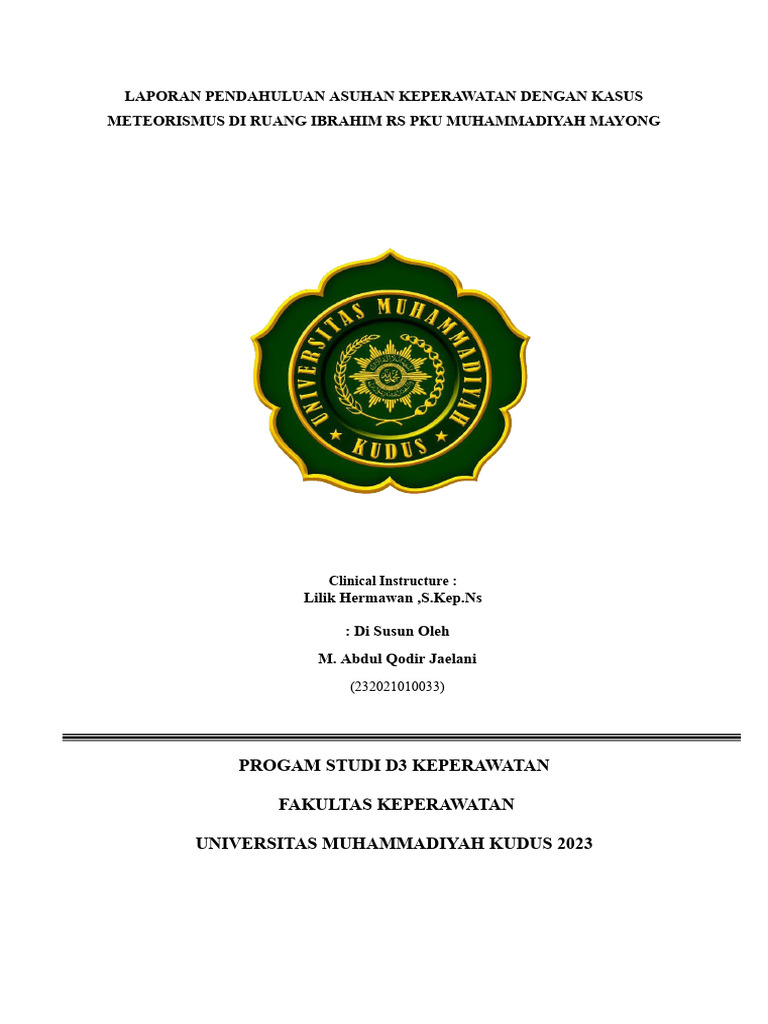 Penanganan Meteorismus di RS PKU Muhammadiyah | PDF