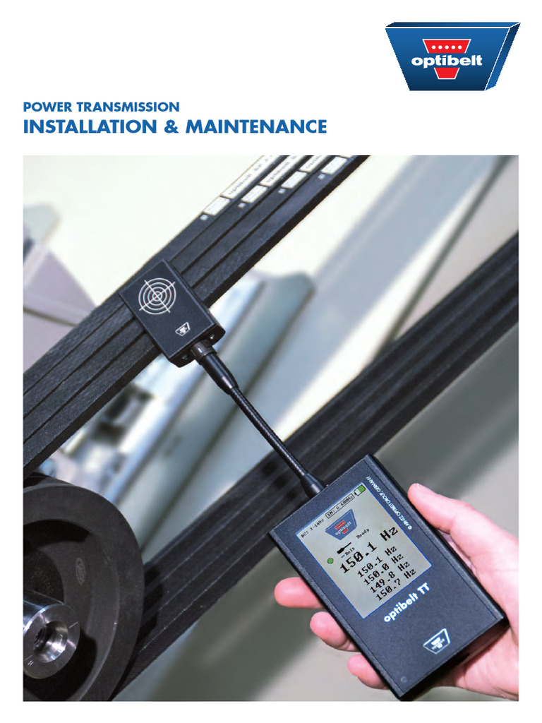 Optibelt Installation and Maintenance Instructions | PDF | Belt ...