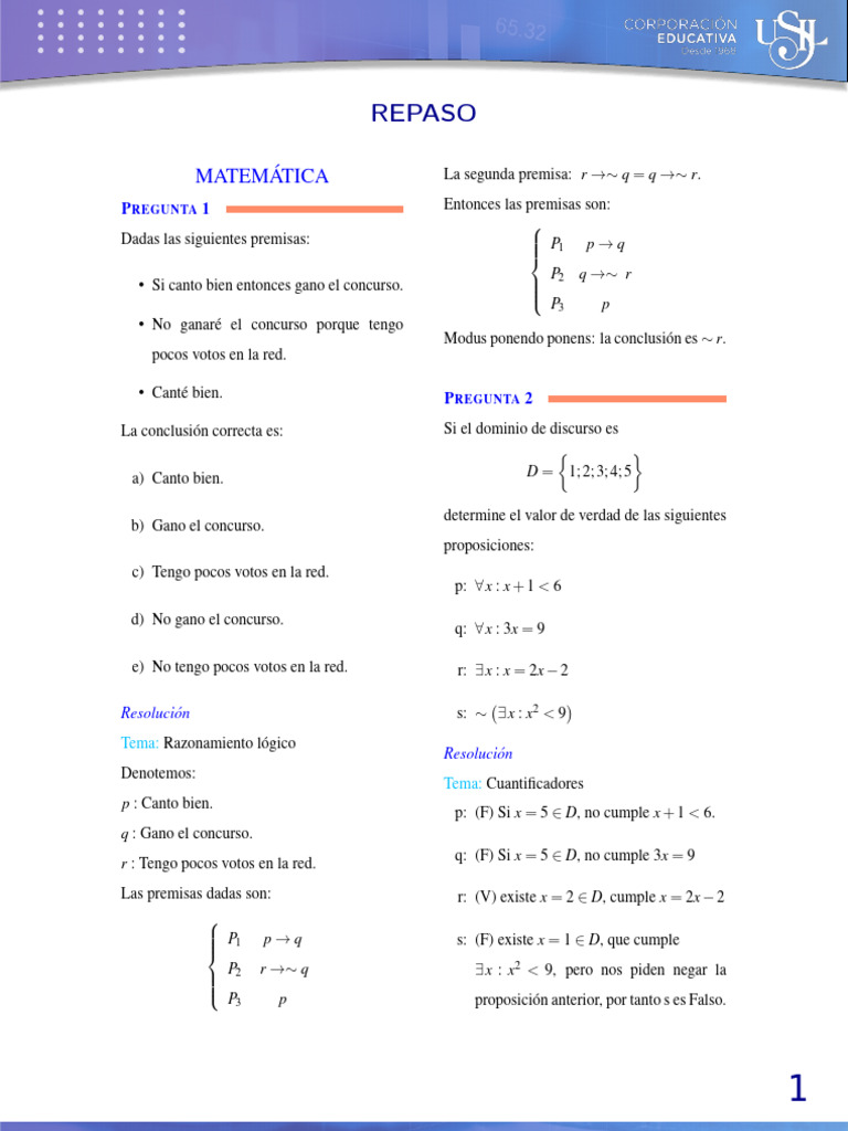 Material Adicional de Repaso para Examen Final | PDF