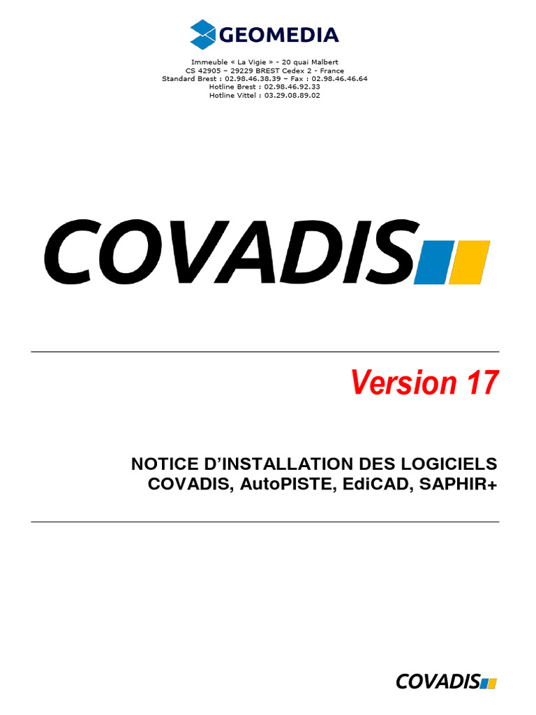 Covadis17 Installation | PDF