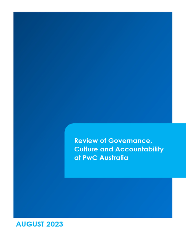 PwC Australia Governance Review 2023 | PDF | Governance | Accountability