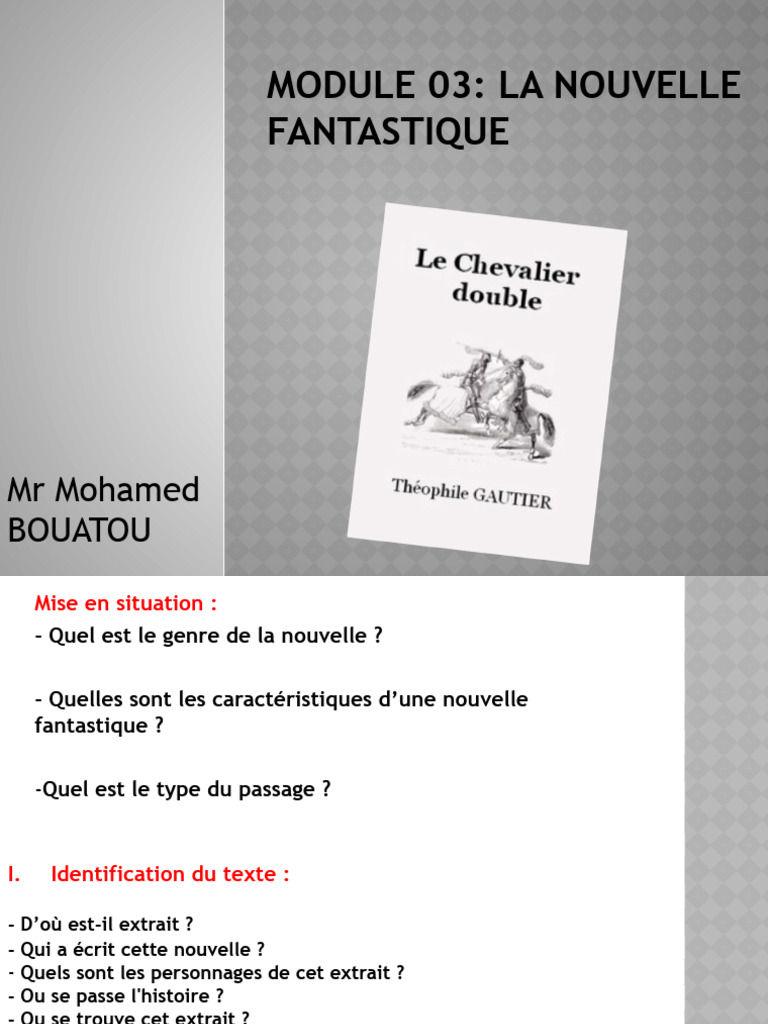 Module 03 Le Chevalier Double FP Lecure 01 | PDF