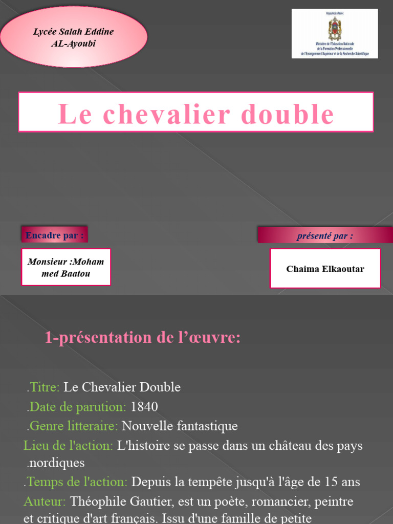 Le Chevalier Double | PDF