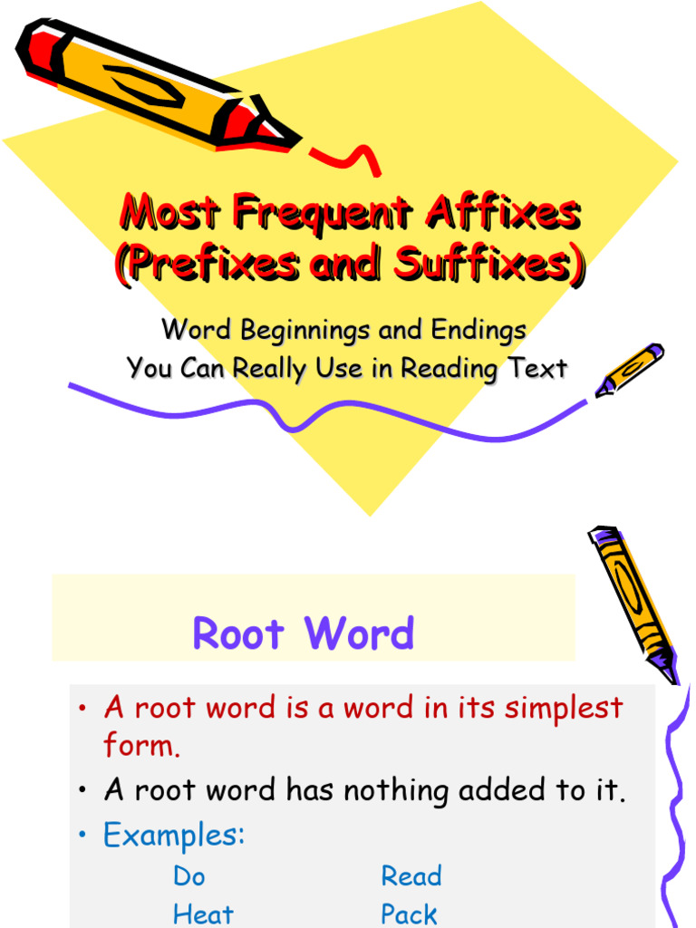 Affixes | PDF | Verb | Semantic Units