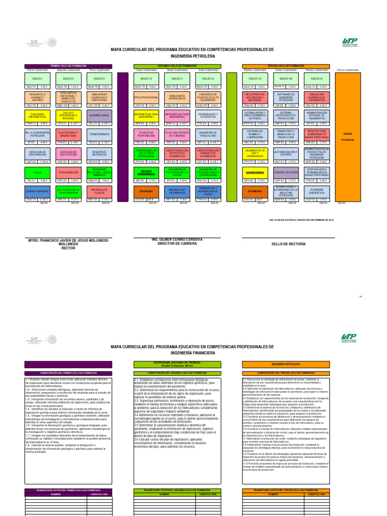 MC Mapa Curricular Ip 2018 | PDF