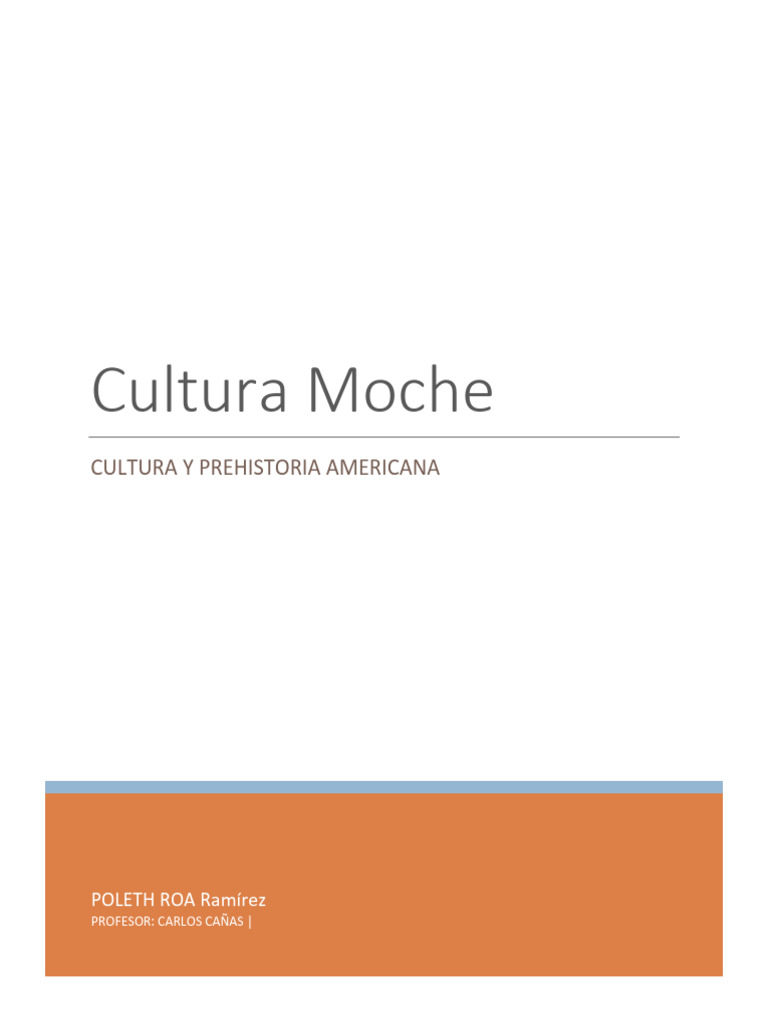 Sexualidad y escultura en la cultura Moche | PDF