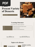 Methods of Preparing Desserts | PDF | Desserts | Custard