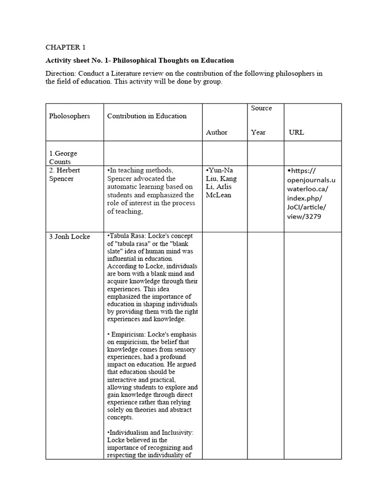 CHAPTER-1 Activity | PDF