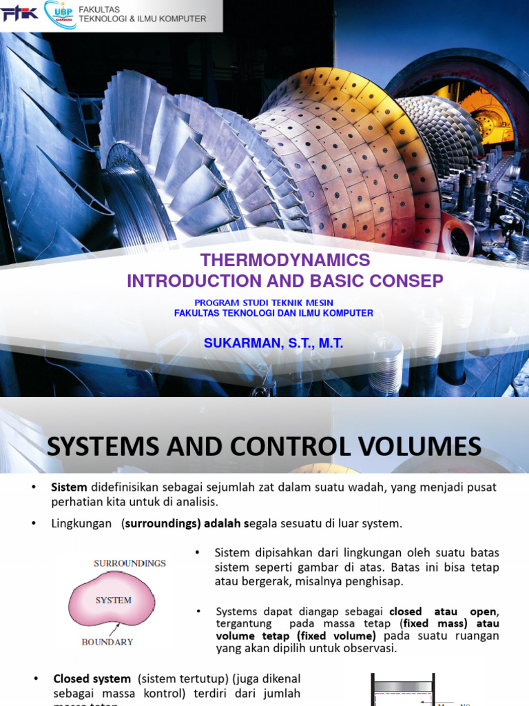 Thermodynamic - Introduction and Basic Concepts. | PDF