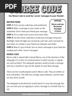 CyberSprinters Nano's Secret Codes | PDF