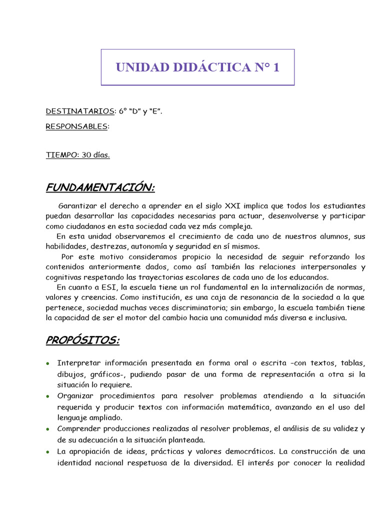 Unidad 1 | PDF