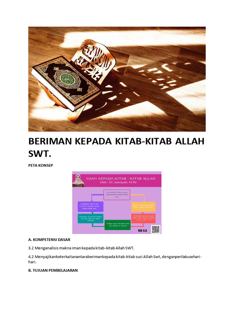 BERIMAN+KEPADA+KITAB-KITAB+ALLAH+SWT | PDF