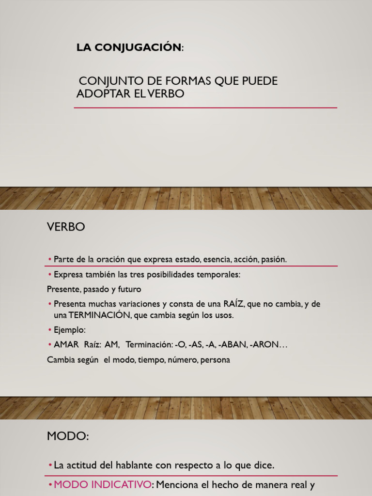 Guía Completa de Conjugación Verbal | PDF