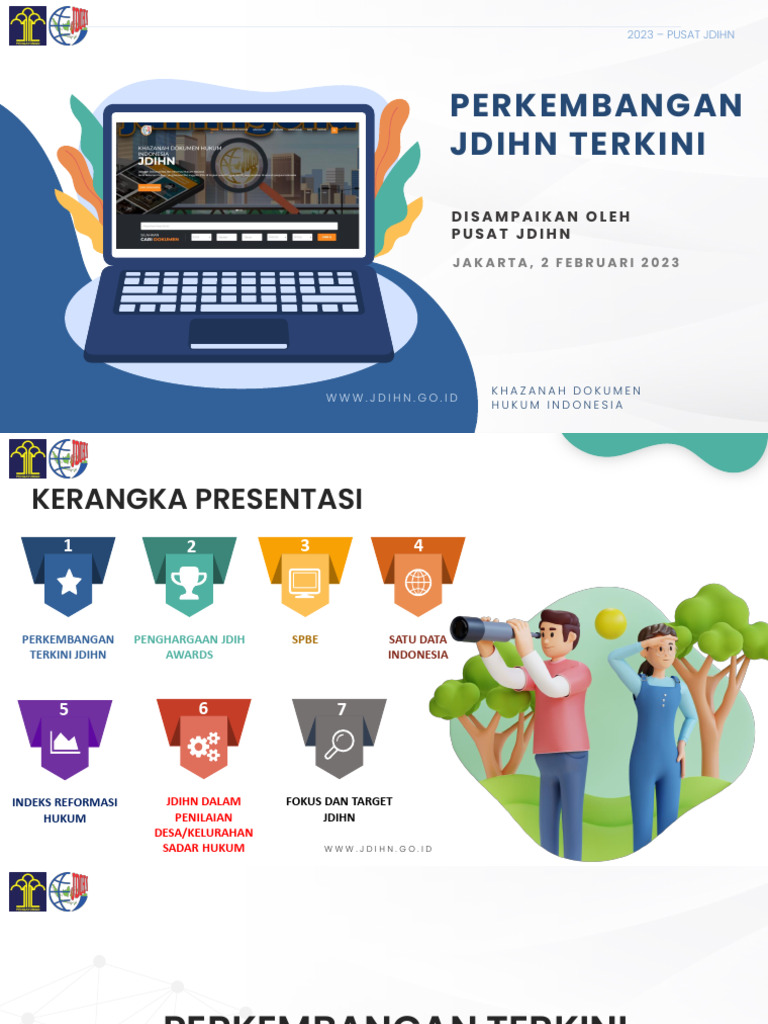 Bahan Paparan Pusat Jdihn Di Bi | PDF