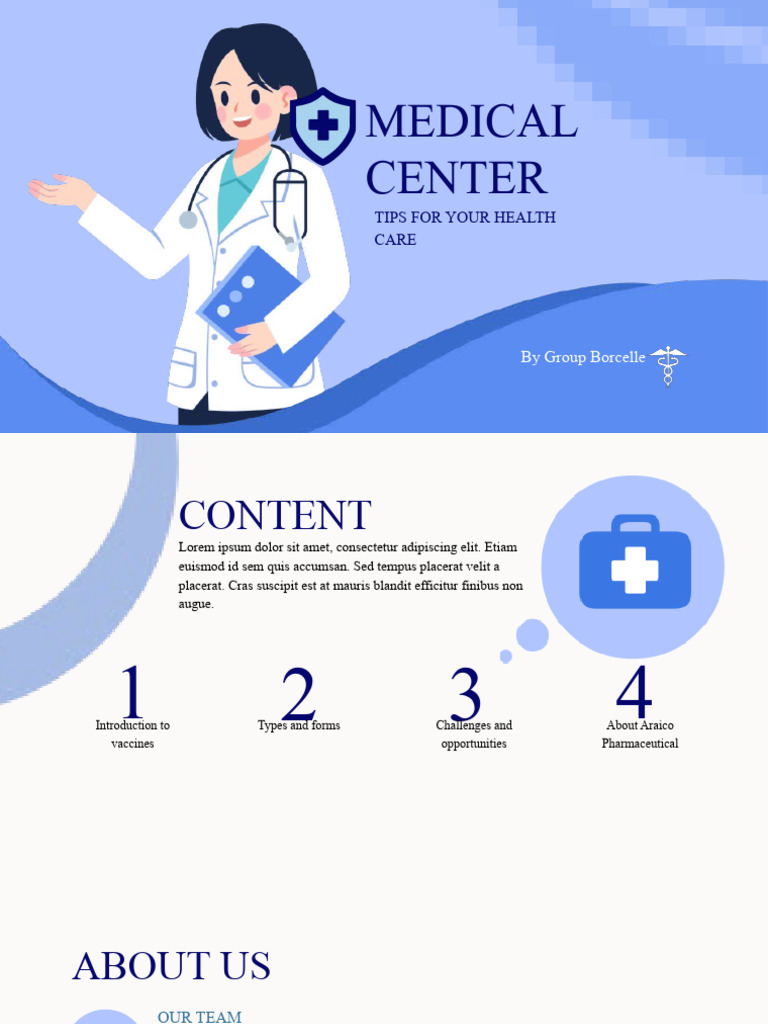 Light Blue Creative Modern Medical Clinic Presentation | PDF