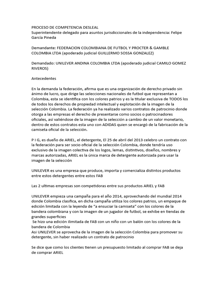 FCF Vs FAB | PDF | Marca | Los consumidores