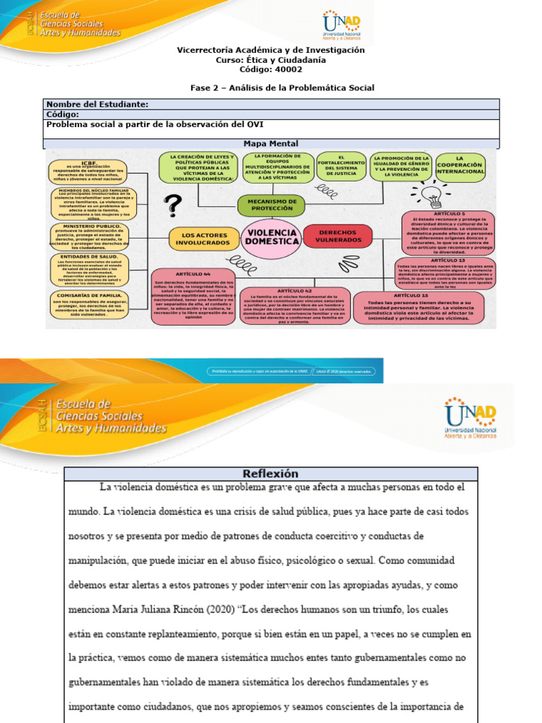 Anexo 2 - Fase 3 - Análisis Del Problema Social | PDF | Violencia doméstica | Violencia