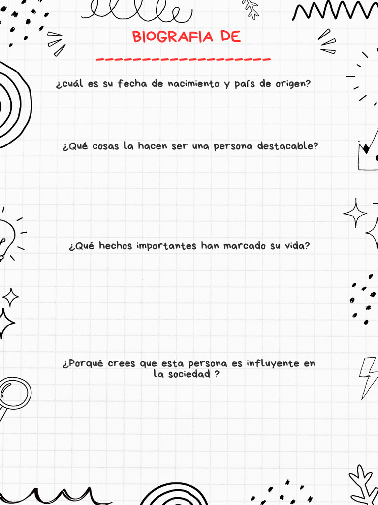 Biografía de una Persona Influyente | PDF