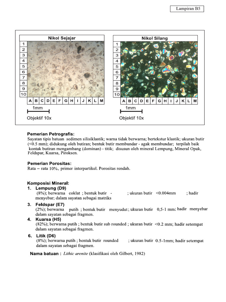 Analisis Sayatan Batuan Sedimen | PDF