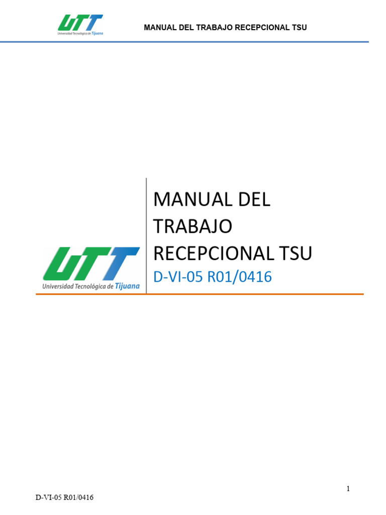 Manual Trabajo Recepcional TSU | PDF | Encyclopædia Britannica ...