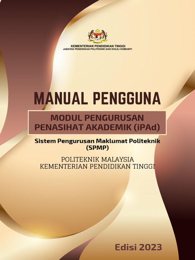 Manual Pengguna Modul iPAd SPMP Politeknik Malaysia Edisi 2023 | PDF